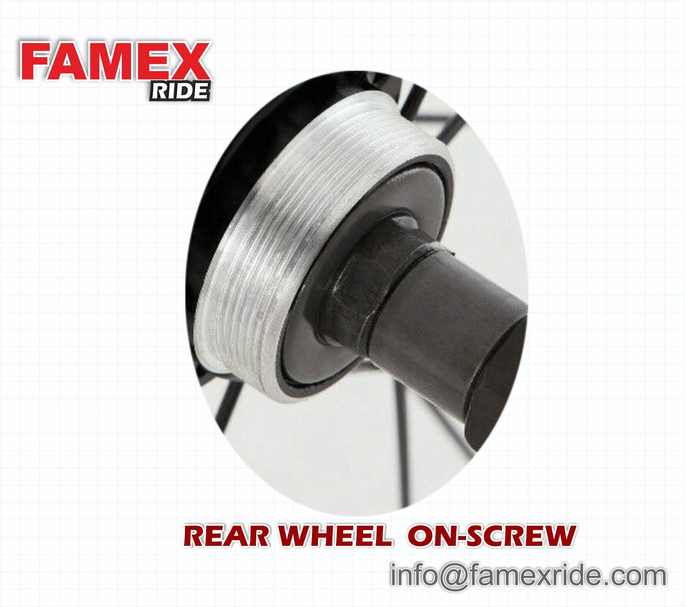 FAMEX RIDE Mountain Bike FRONT Wheel (Suitable For Disk and V Brake ...