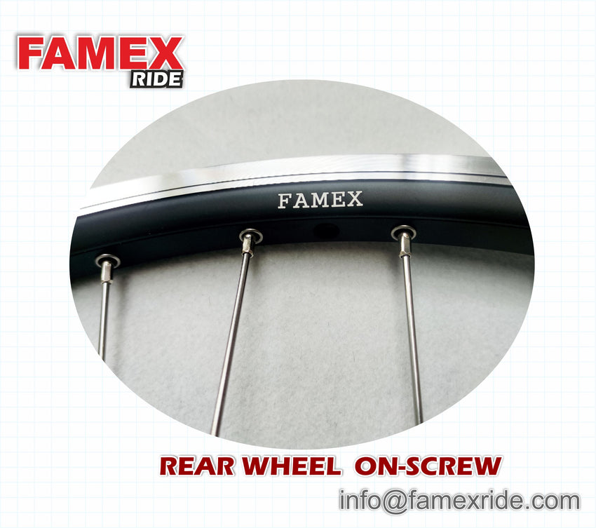 FAMEX RIDE Mountain Bike FRONT Wheel (Suitable For Disk and V Brake ...